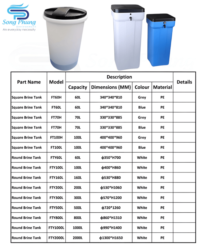Brine Tank 100L