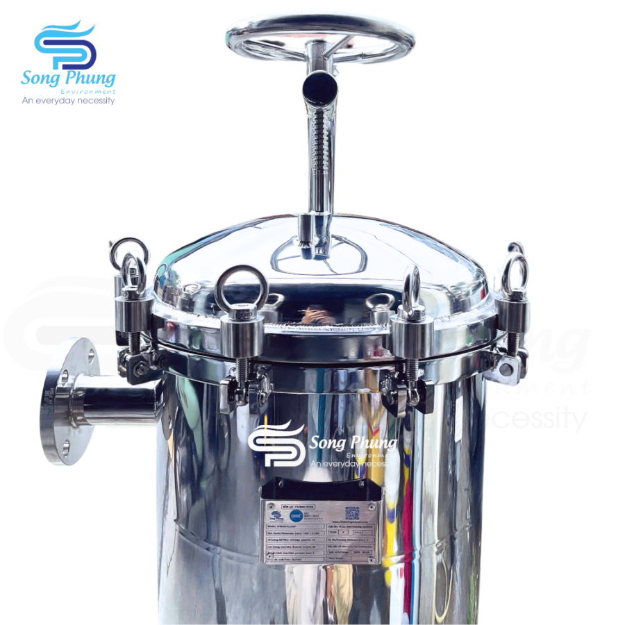 Stainless Steel Bag Filter Housing – Size 2